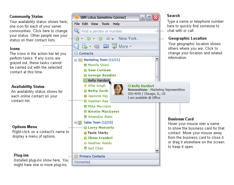 Sametime Moving Emoticons